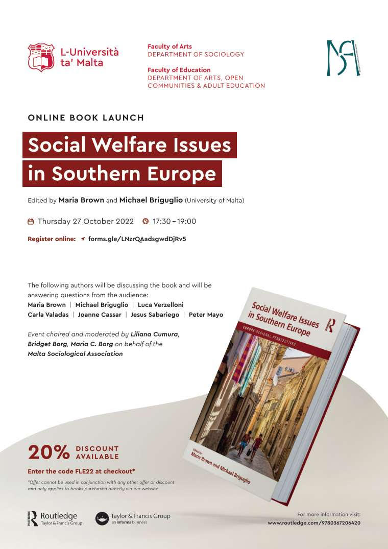The launch of 'Social Welfare Issues in Southern Europe' - Newspoint ...
