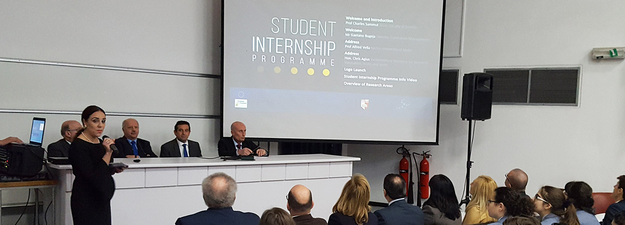 Go4Research student internship programme - Newspoint - University of Malta