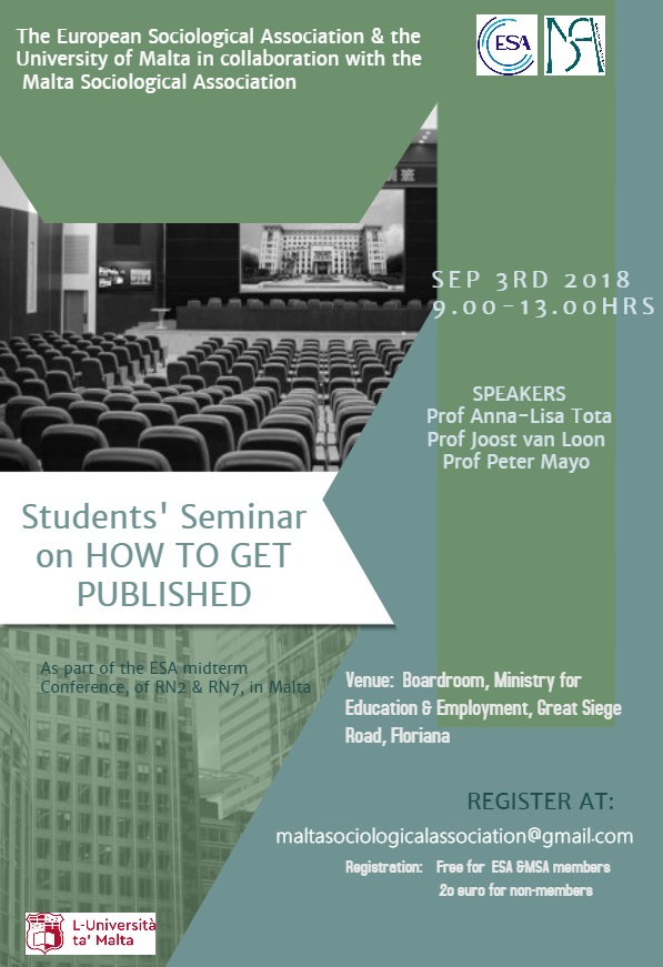 Students' Seminar Programme - 10th Midterm Conference 2018 - University ...