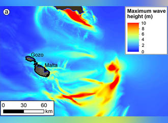 New simulations help quantify tsunami hazards for Maltese Islands ...