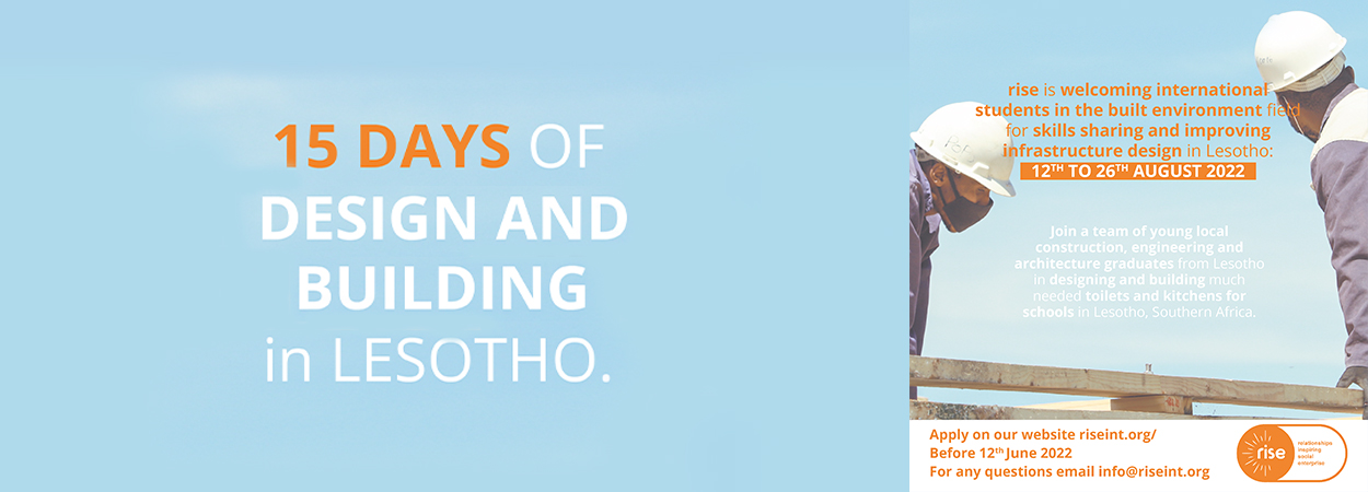 Applications for the Design and Build Program in Lesotho, Southern ...