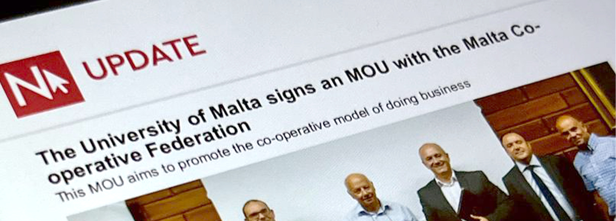 Some changes to the Newspoint Update - Newspoint - University of Malta