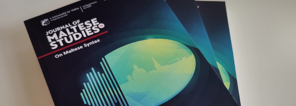 30th edition of the Journal of Maltese Studies - Newspoint - University ...