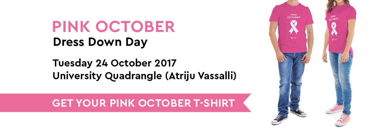 Pink October at the University of Malta - Newspoint - University of Malta