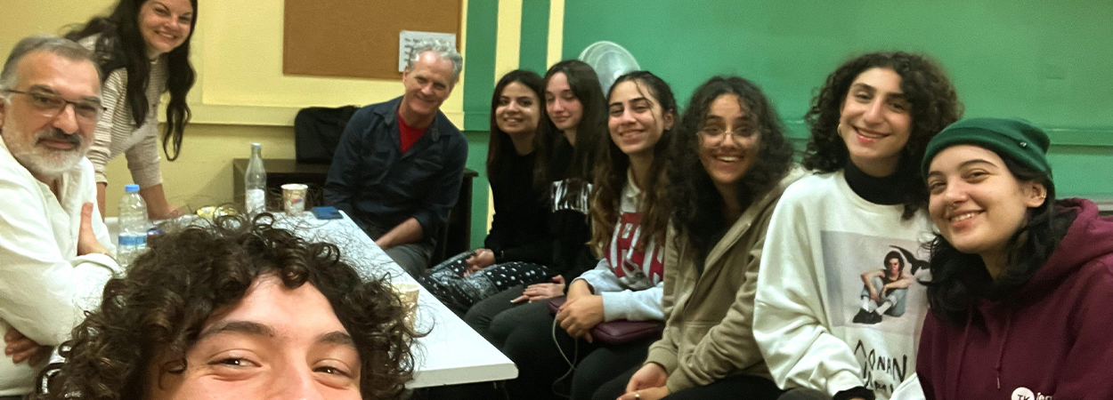 Dr Marco Galea delivers a lecture for Theatre and Performance students ...