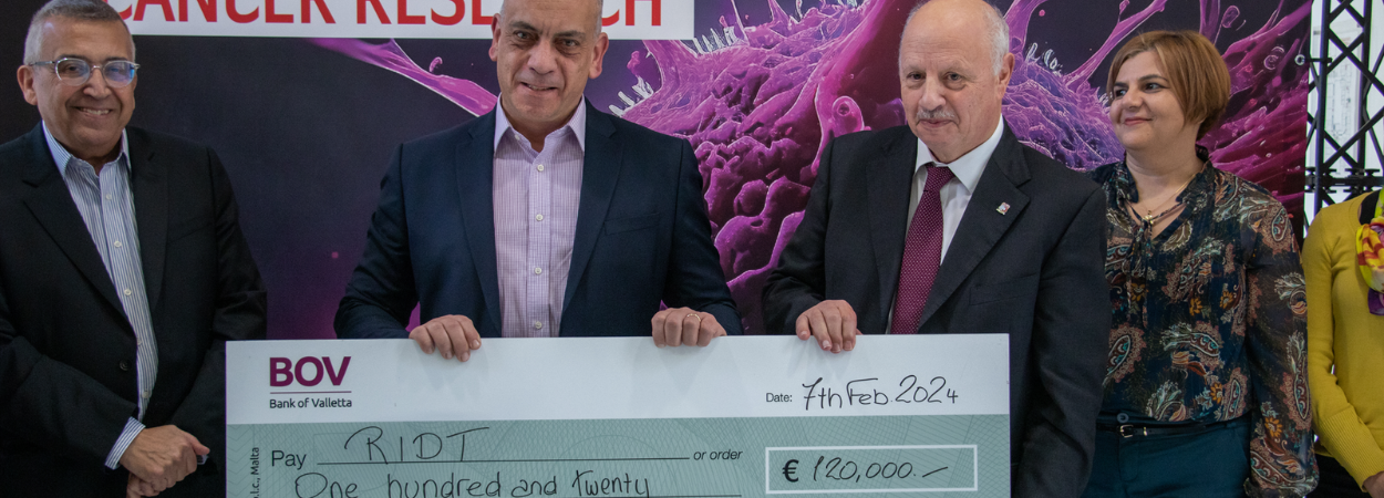 ALIVE Charity Foundation presents €120,000 to RIDT - Newspoint ...