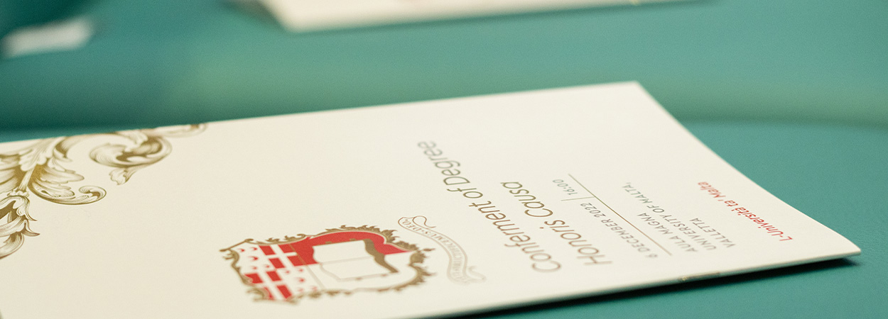 Honoris Causa to take place on Friday 3 March - Newspoint - University ...