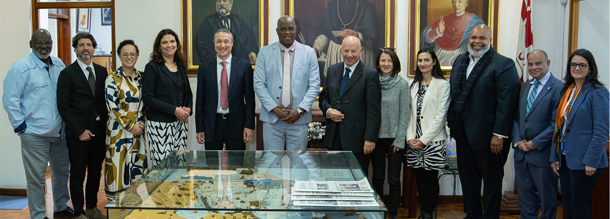 Minister of Curaçao Visits UM Rector - Newspoint - University of Malta